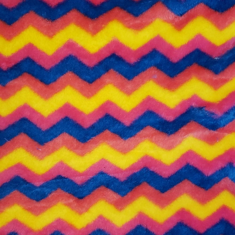 Ronit Textile Chevron Cuddle Fleece Print 58"-60" (By The Yard 36'' X ...