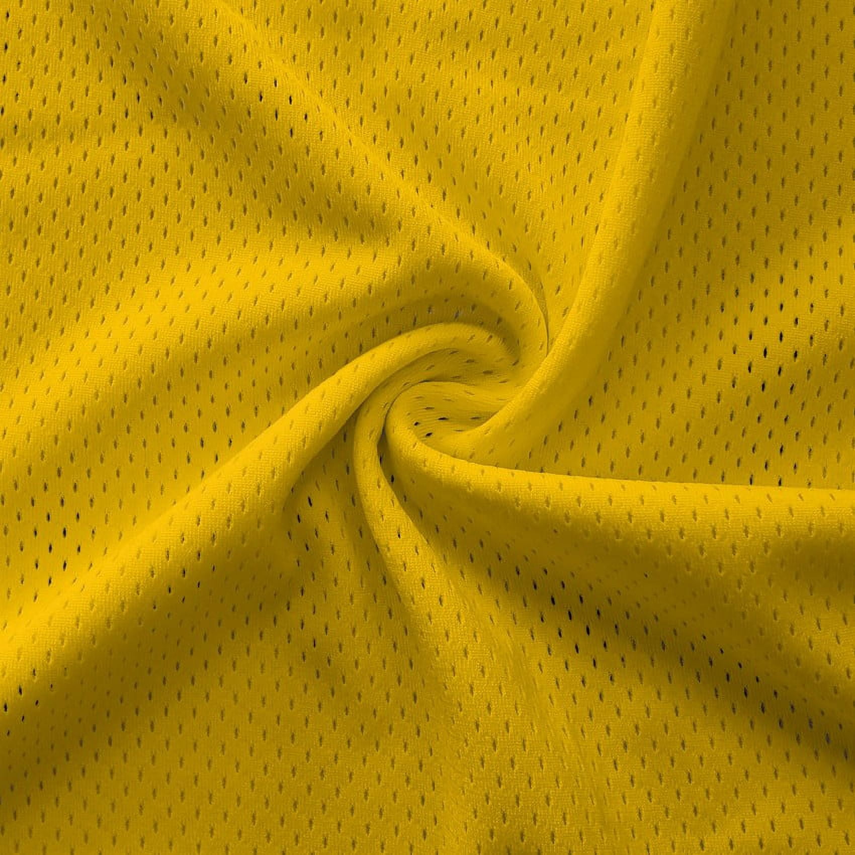 Ronit Textile Gold Athletic Heavy Pro Mesh Jersey (By The Yard) 100 ...