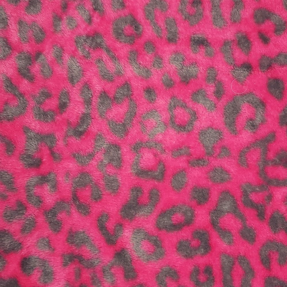Ronit Textile Leopard Cuddle Fleece Print 58"-60" (By The Yard 36'' X ...