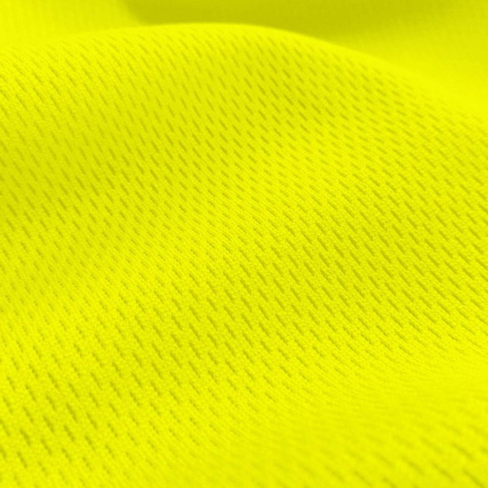 Ronit Textile Yellow Athletic Dimple Mesh/Bird's Eye/Flatback Mesh ...