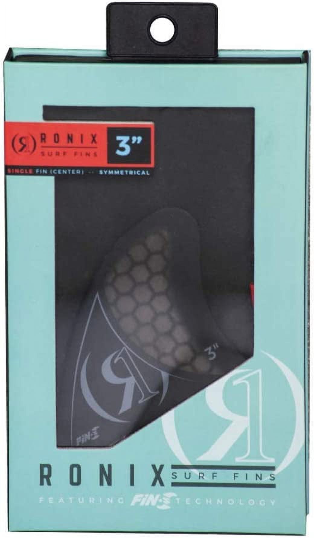Ronix Floating Fin-S 2.0 Tool-Less Fiberglass-Center, Charcoal, 1.0 ...