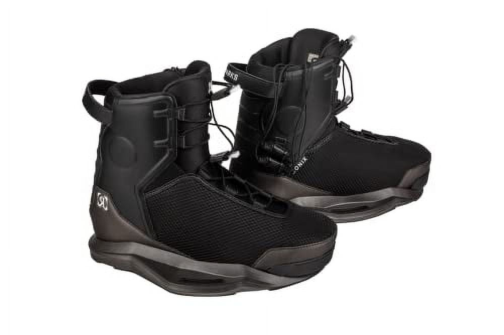 Ronix Parks Stage 2 Wakeboard Boots, Black Chrome/Black 10 - Walmart.com