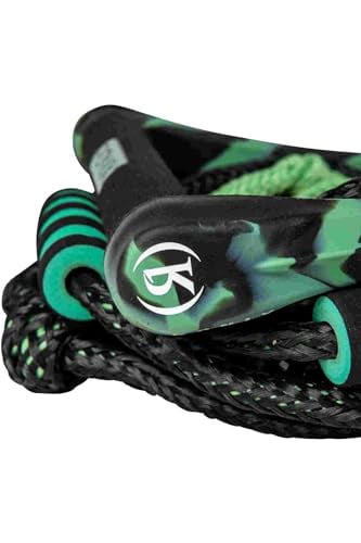 Ronix Ropes - Spinner Silicone Surf Rope-11 in. Handle w/ 25ft 4-Sect ...