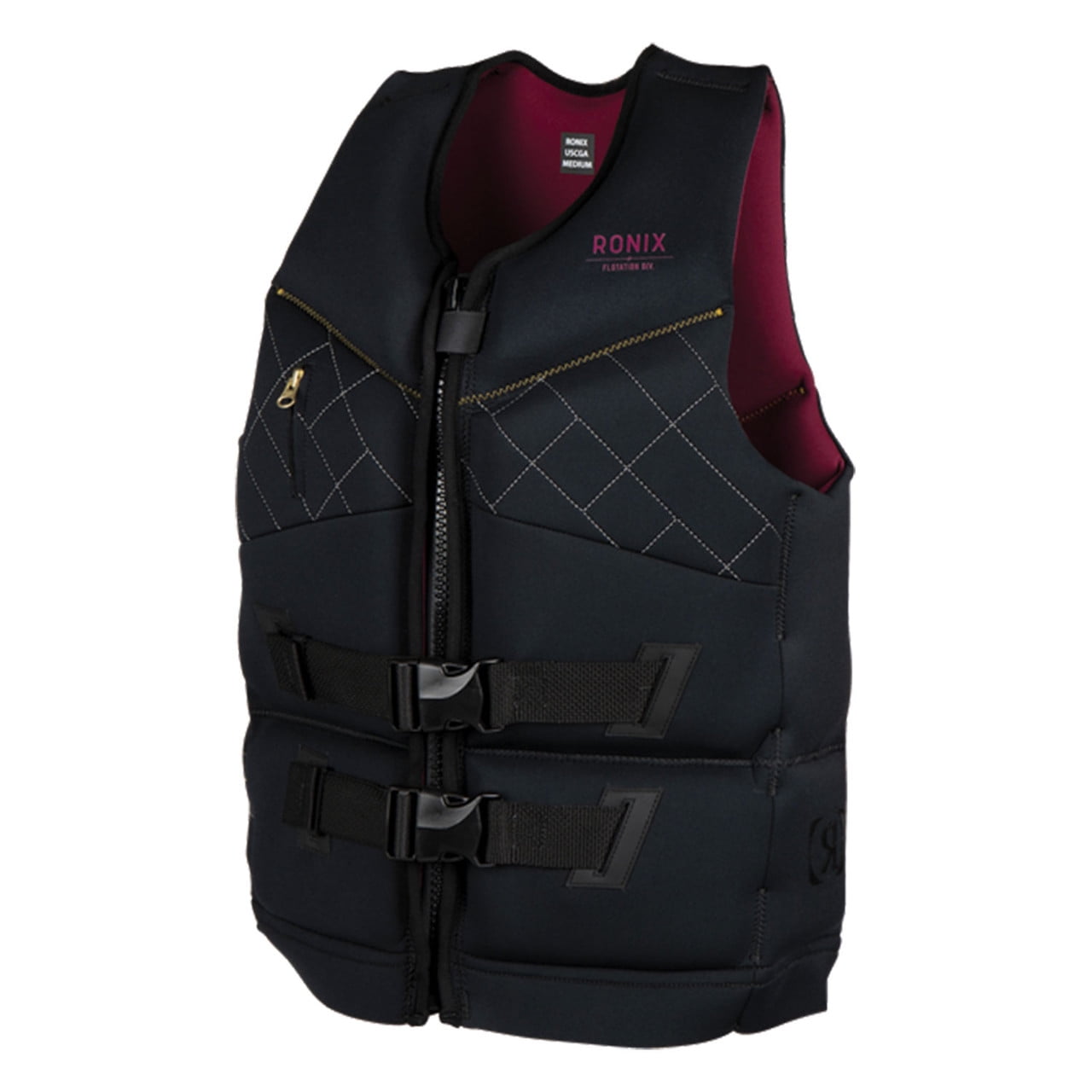 Ronix Supernova Capella 3.0 (Black/Merlot) Women's YES CGA Life Jacket ...