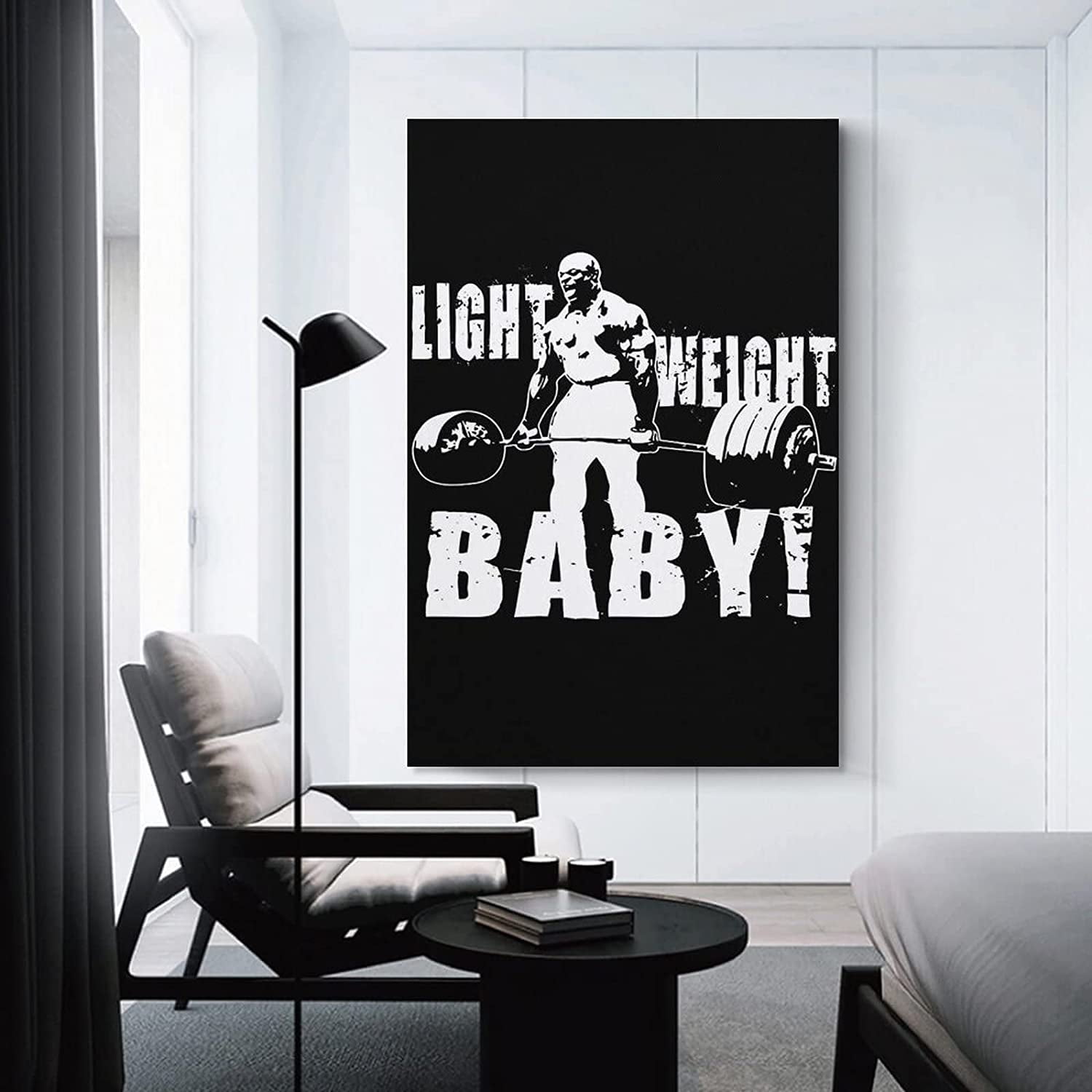 Ronnie Coleman Bodybuilder Light Weight Baby Motivational Canvas Print ...