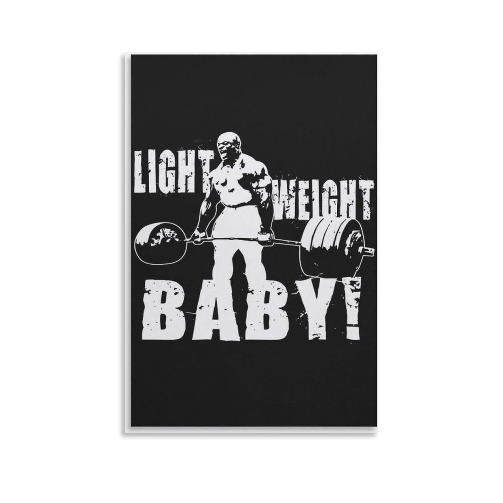 Ronnie Coleman Bodybuilder Light Weight Baby Motivational Unframe ...