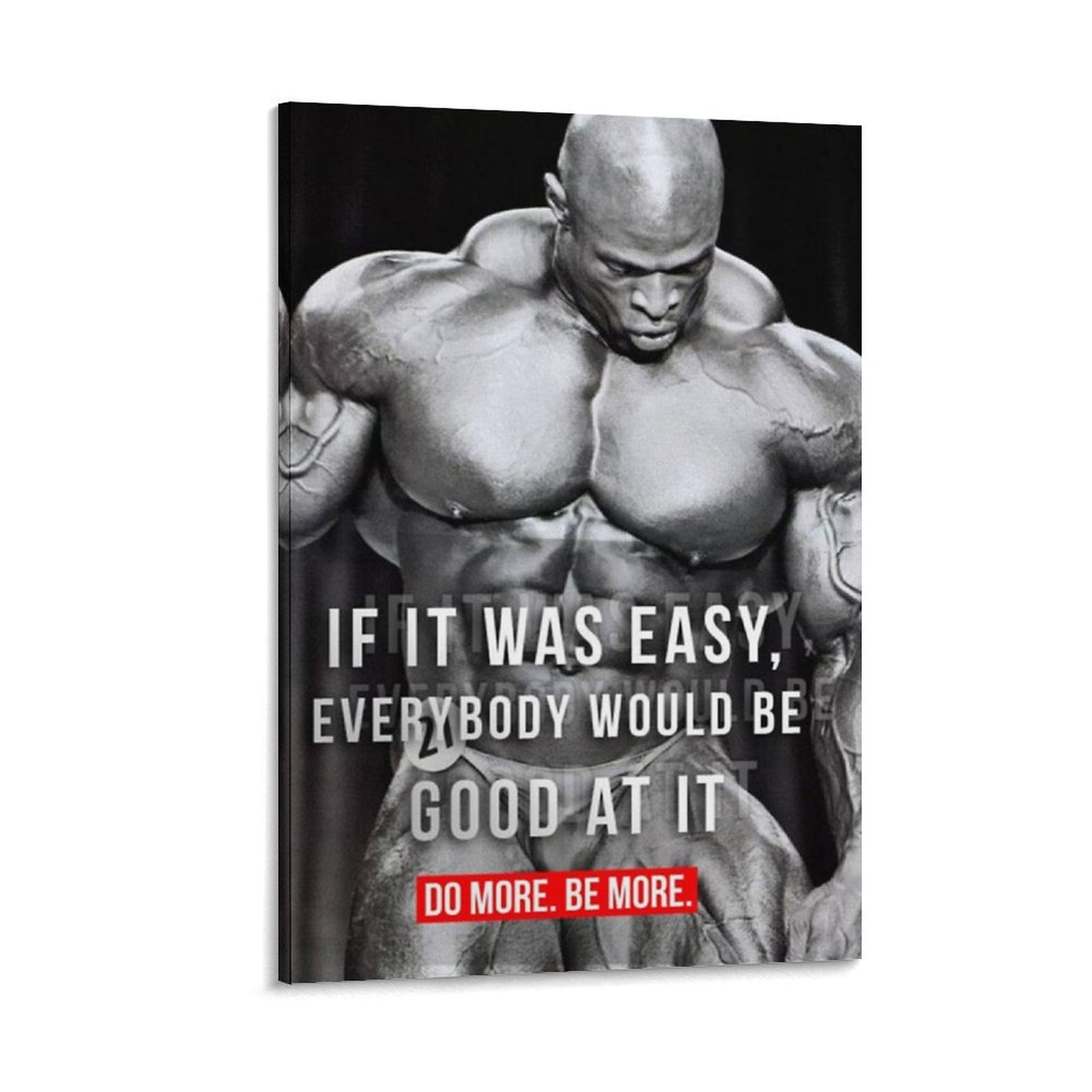 Ronnie Coleman Bodybuilding Motivational Quotes Poster Room Aesthetic ...