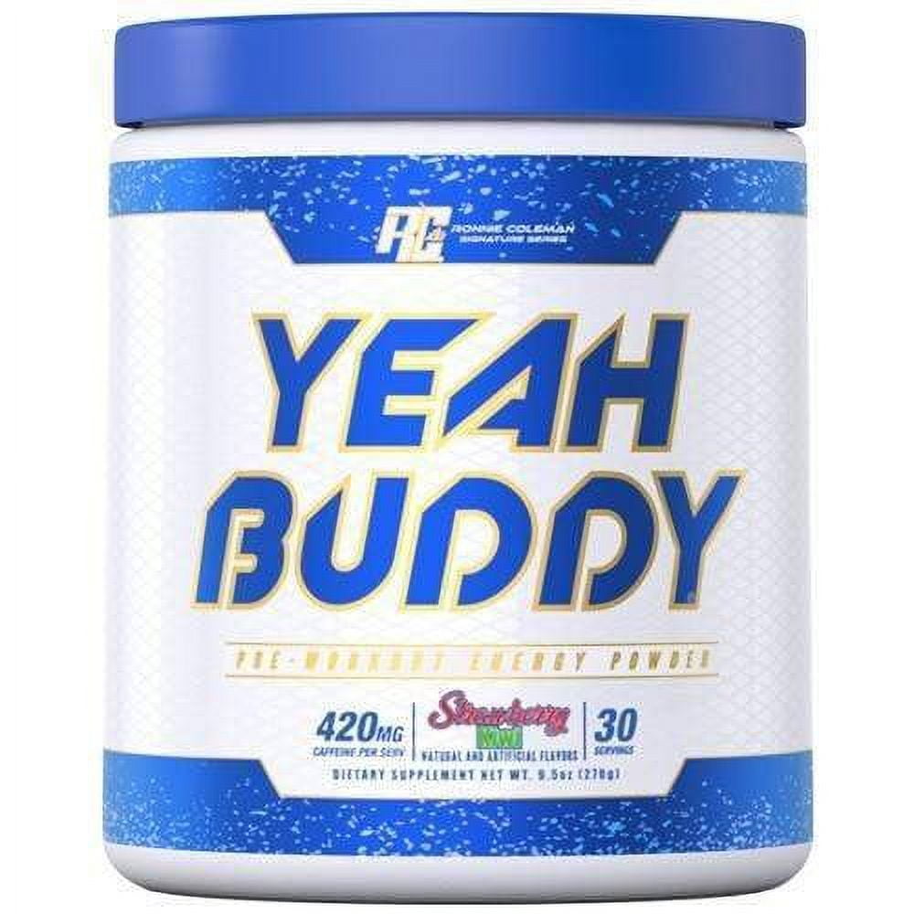 Ronnie Coleman Yeah Buddy Pre-Workout 30 servings Strawberry Kiwi ...