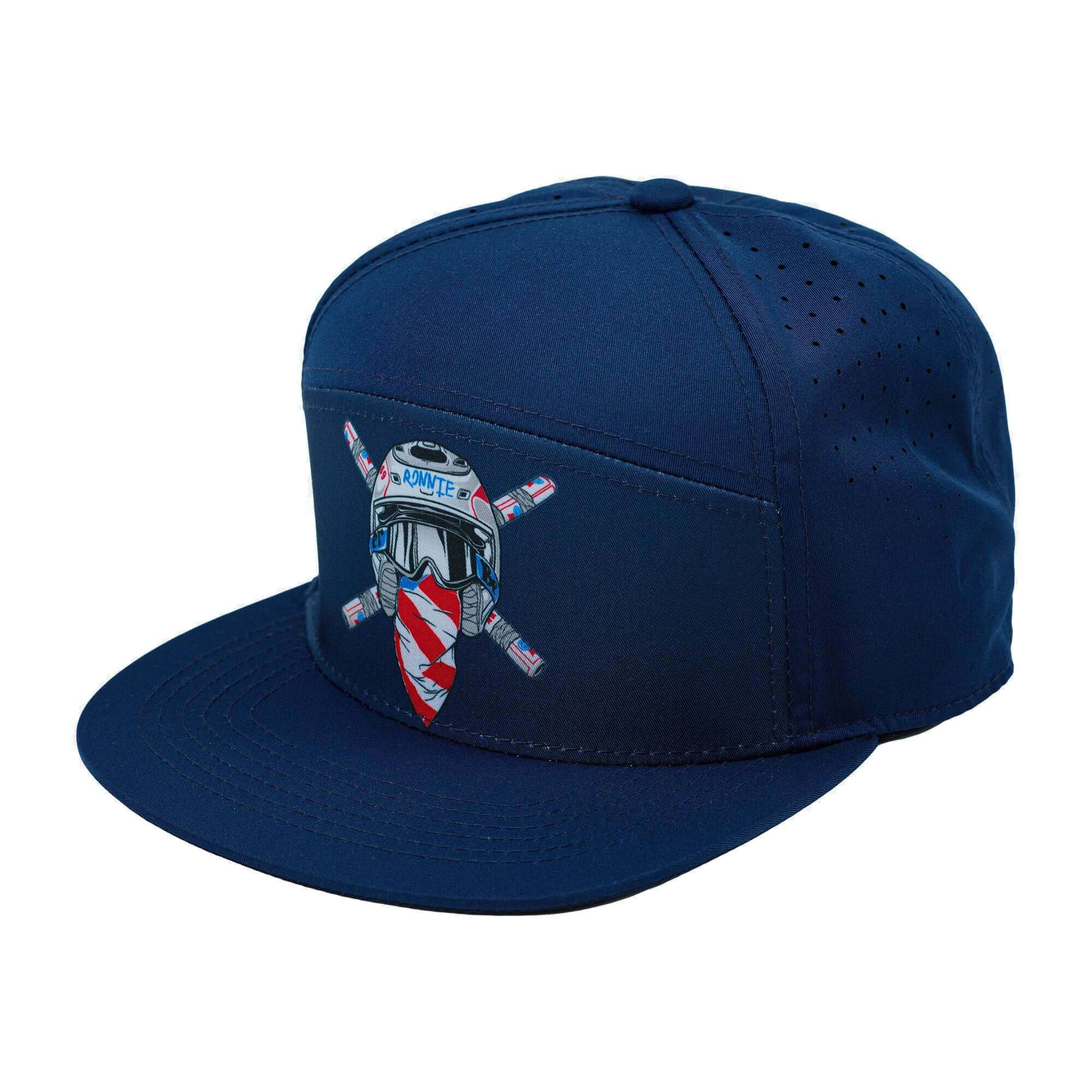 Ronnie Mac Crossbones Helmet Laser Cut Signature Hat - Walmart.com