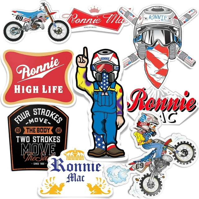 Ronnie Mac Xtreme 9 Sticker Pack - Walmart.com