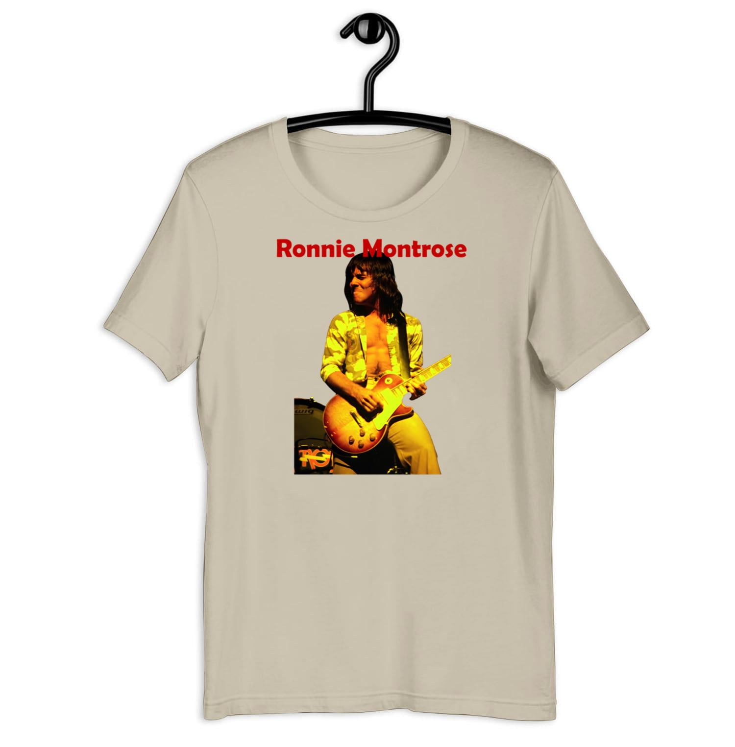 Ronnie Montrose-Gamma Band T-Shirt Short Sleeve Black All Size-TH30509 ...
