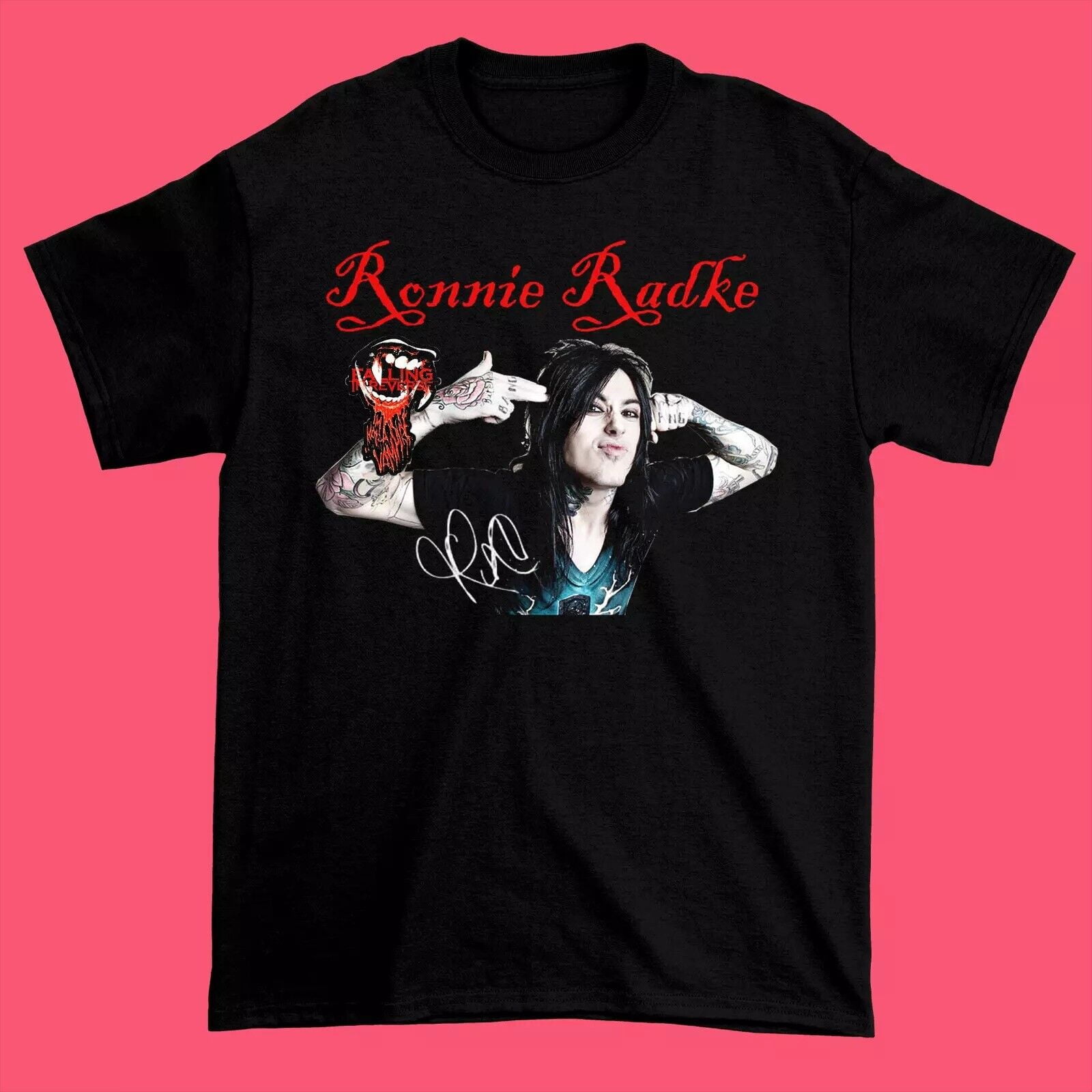 Ronnie Radke Falling in Reverse Black T-shirt Gift For Men Women ...