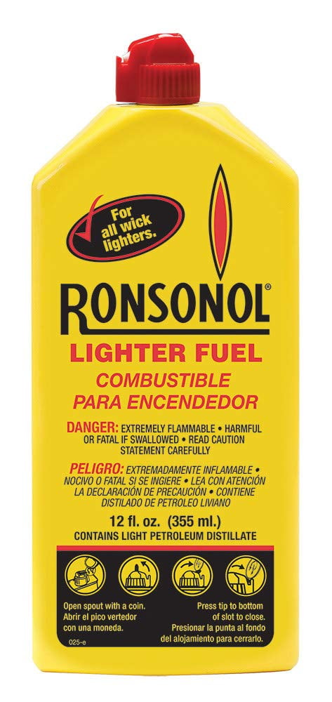 Ronson Lighter Fluid Refill, Ronsonol, 12 Ounces - Walmart.com