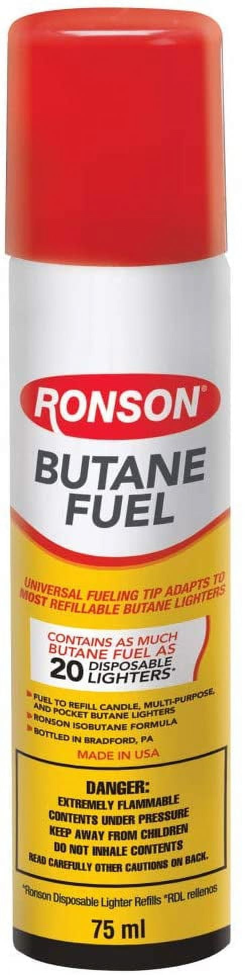 Ronson Multi-Fill Ultra Butane Fuel, 1.48 oz, Universal Refill Canister ...