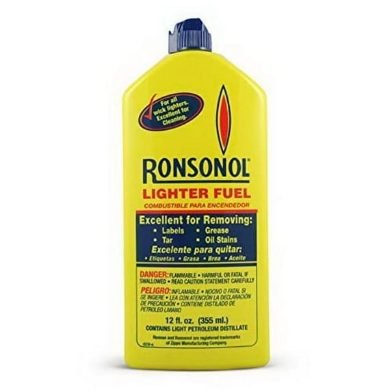 Ronson Ronsonol Refillable Lighter Fluid for Cleaning, 12 oz, 3 Pack ...