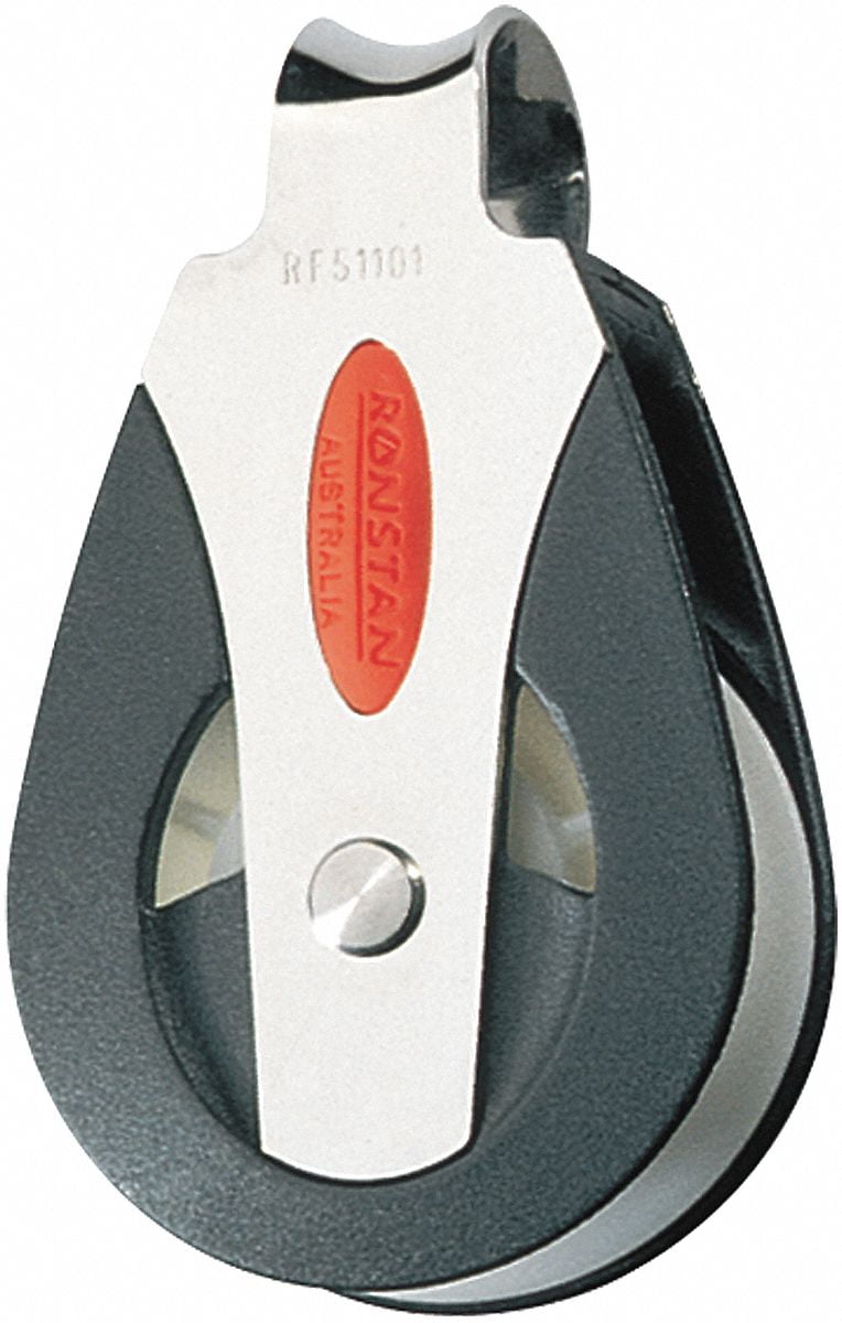 Ronstan Pulley Block,Fibrous Rope,1650 lb. RF51101 - Walmart.com
