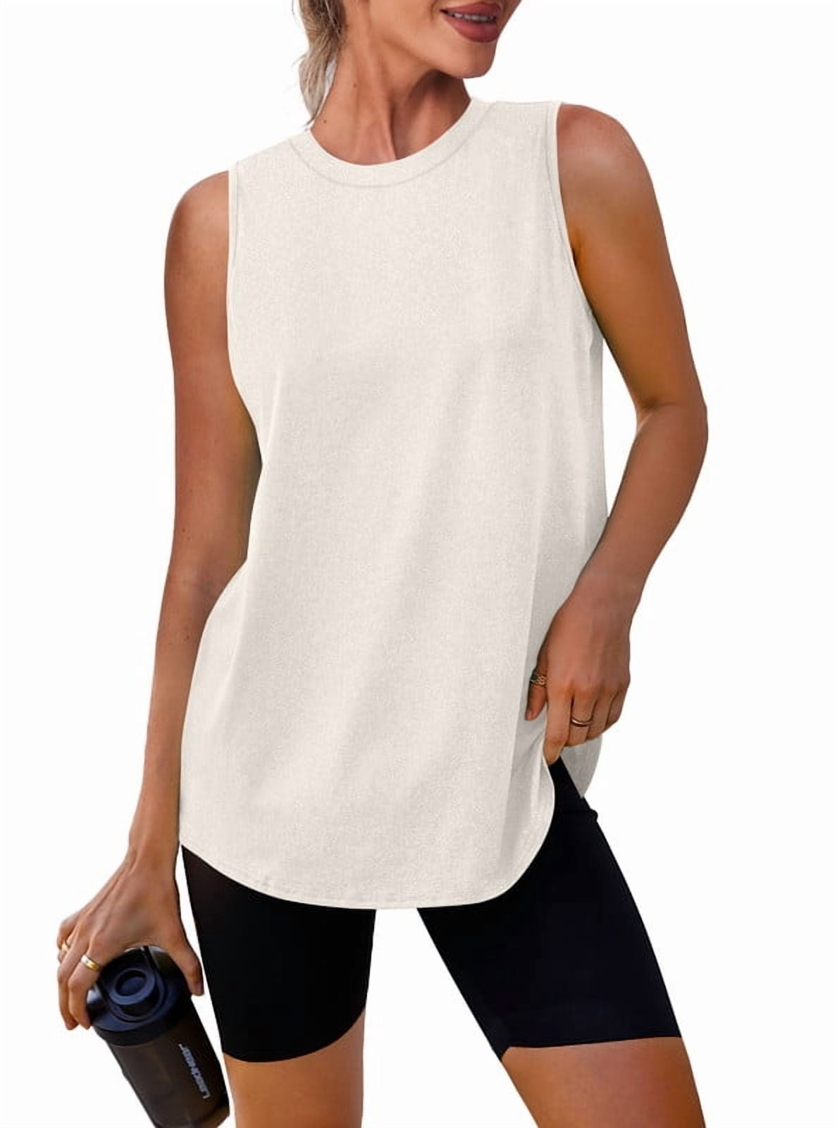 Ronuti Womens Workout Tank Tops Lightweight Sleeveless Shirts for Women ...