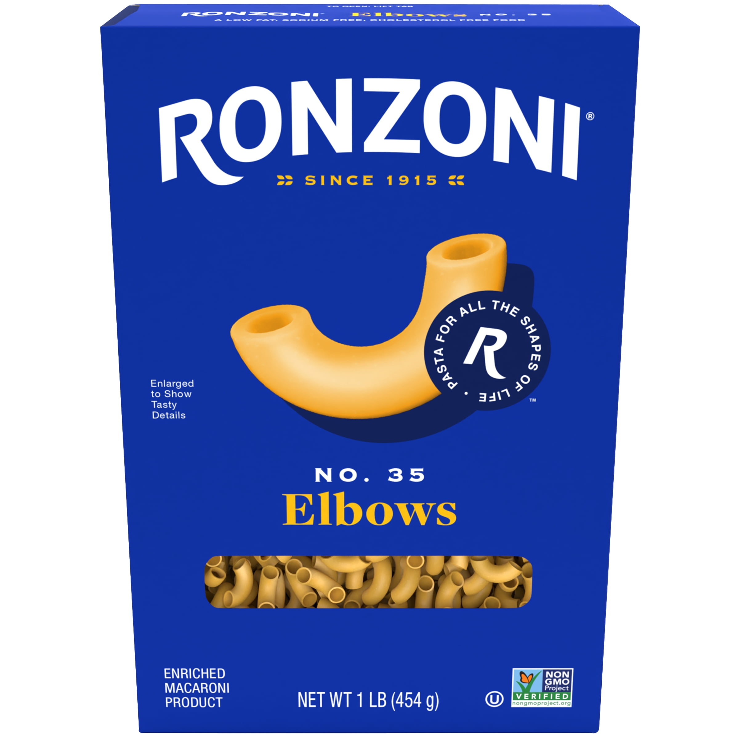 Ronzoni Elbows 16 oz Classic Pasta for Mac and Cheese - Walmart.com
