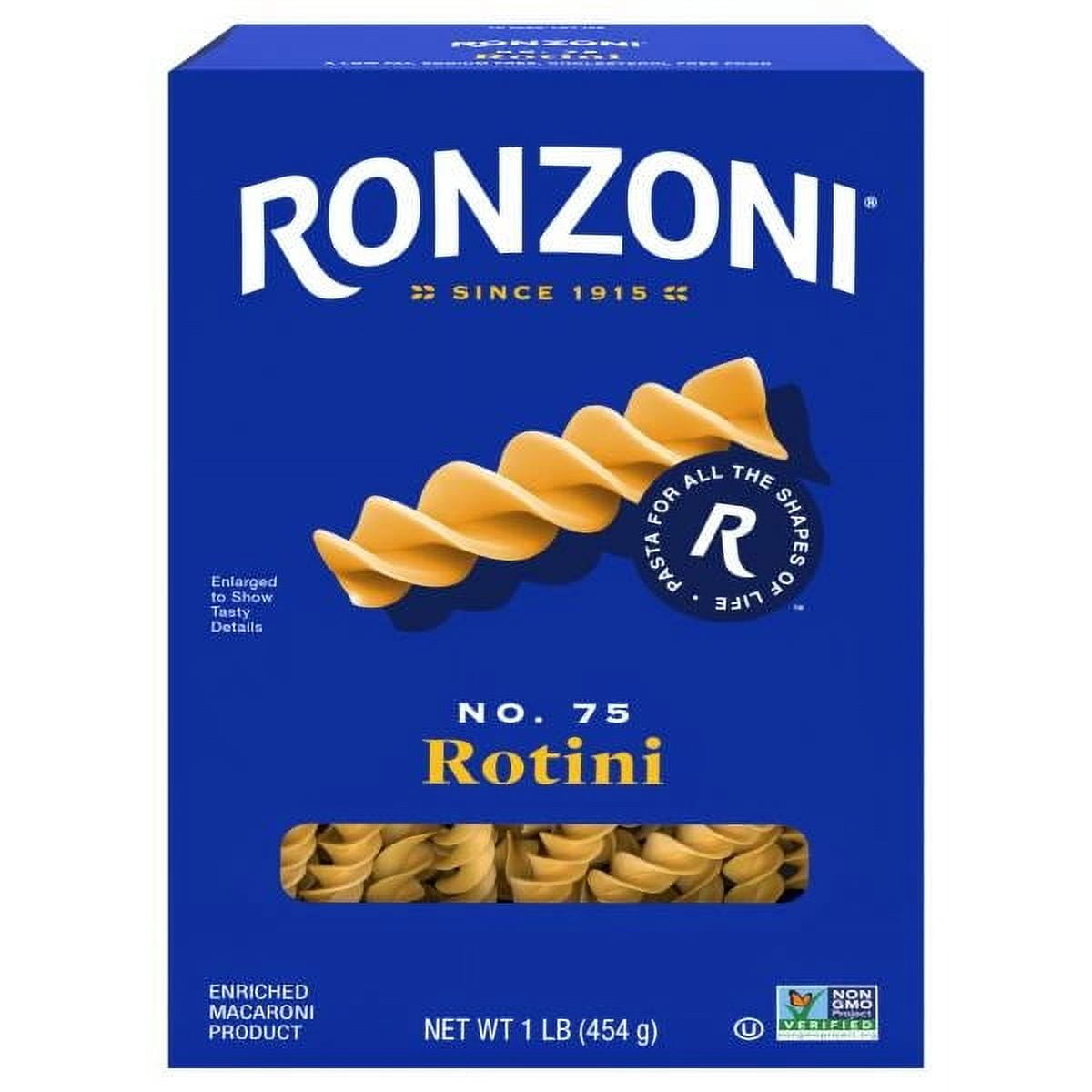 Ronzoni Rotini 16 oz Non-GMO Spiral Corkscrew Pasta (Pack of 4 ...