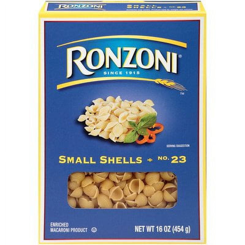 Ronzoni Small Shells 16 oz box (pack of 8) - Walmart.com