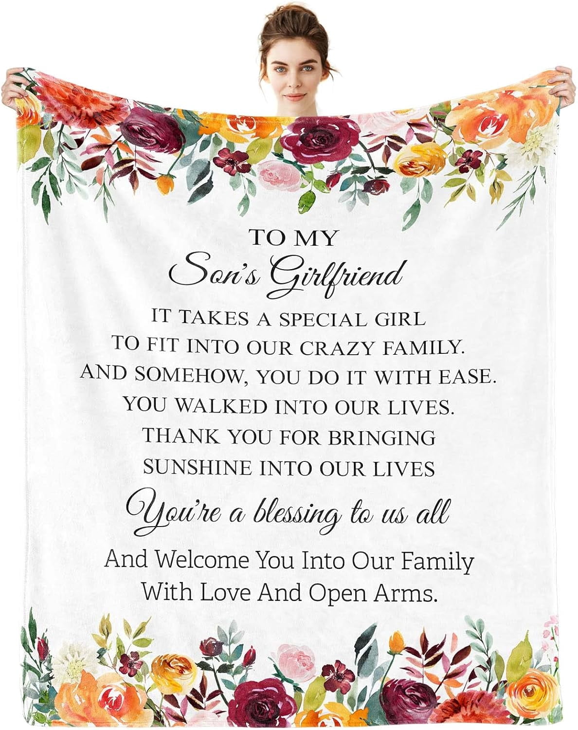 RooRuns Gifts For Sons Girlfriend From Mom to My Sons Girlfriend Gifts