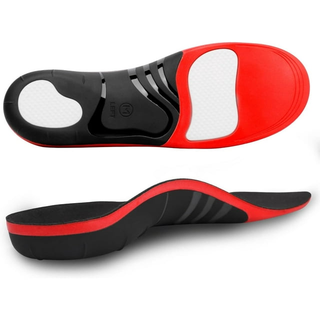 RooRuns Plantar Fasciitis Arch Support Insoles, Orthotic Inserts for ...