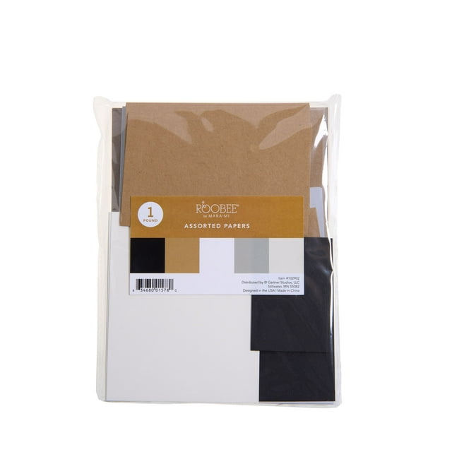 Roobee by Mara Mi Neutrals Multicolor Scrapbook Paper Pack, 1LB ...