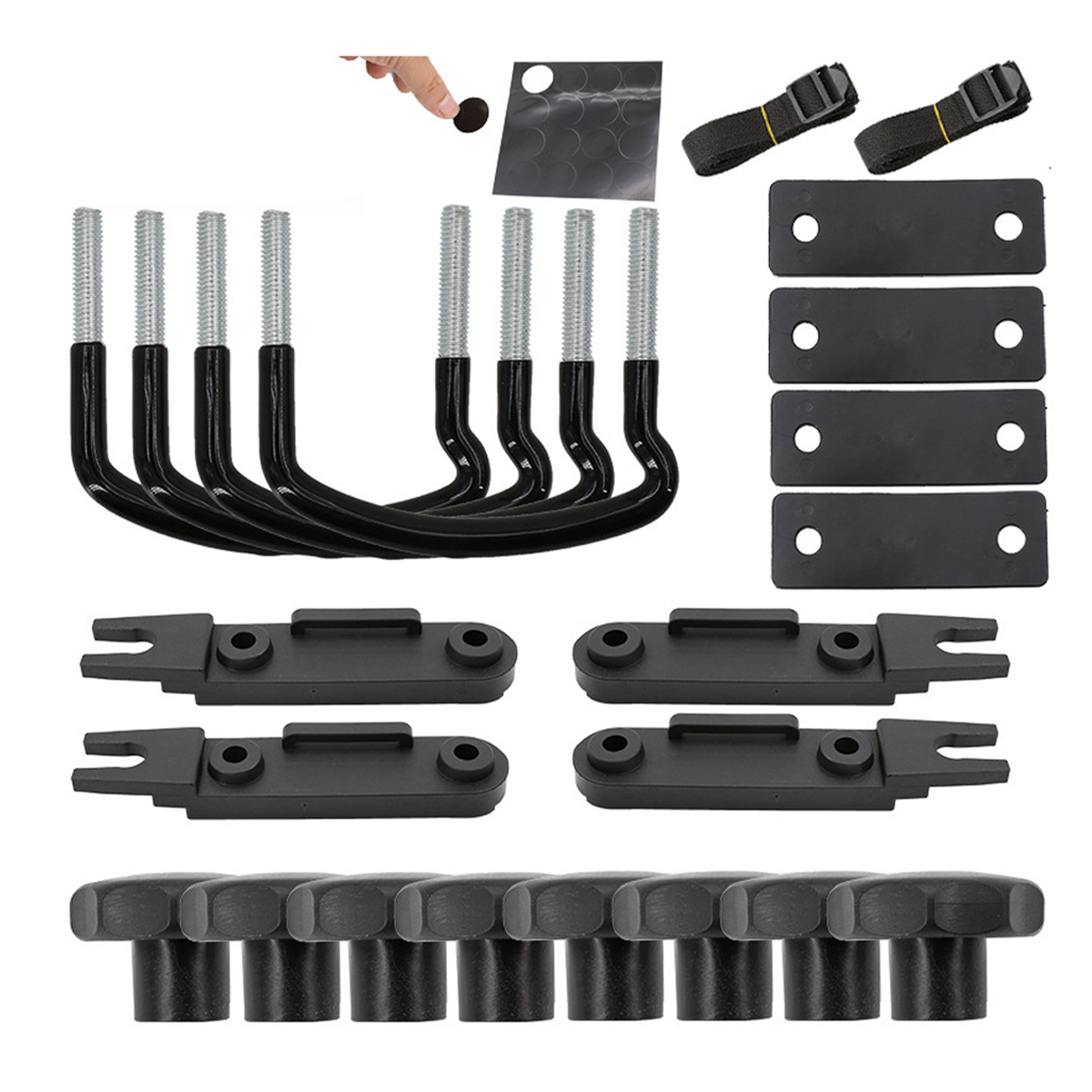 Roof Box U-Bolt Clamps, Stainless Steel U Brackets for Installation ...