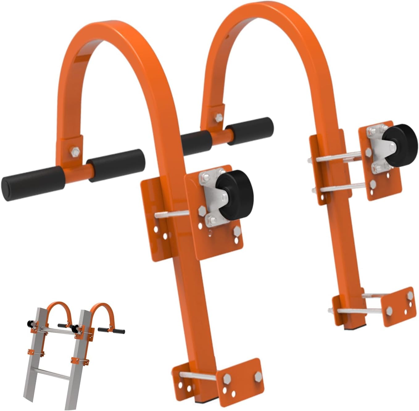 Roof Ladder Hooks, Heavy Duty Steel Extension Ladder Stabilizer for ...