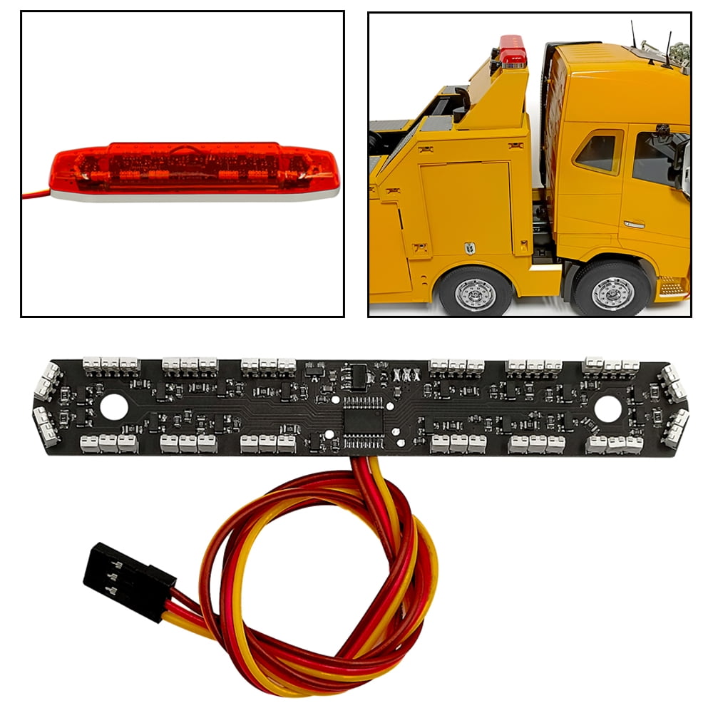 Roof Light LED Lamp Strip for 1/14 Tamiya FH16 GLOBETROTTER Trailer ...