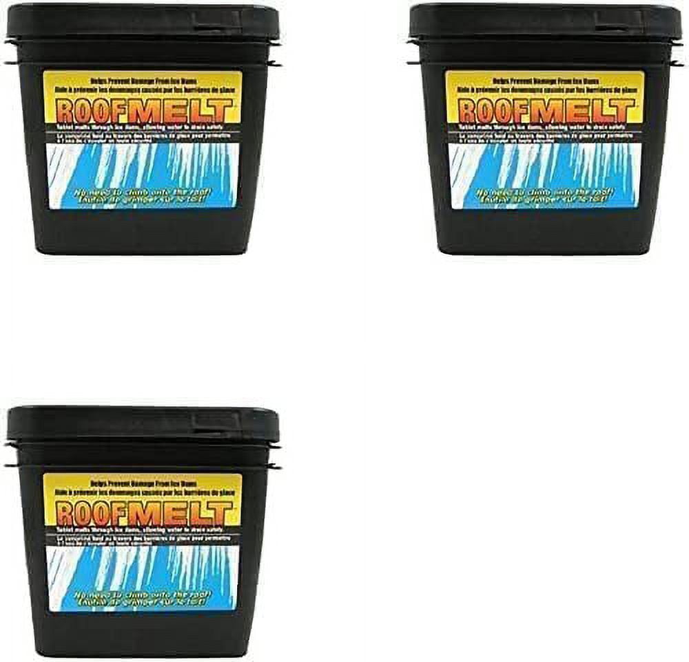 Roof Melt Ice Melting Tablets - Roof Melter Tablet - 60 Tablets, 3 Pack ...