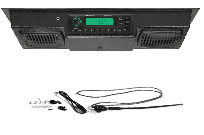 Roof-Mount Radio Kit with Universal Antenna and Two Speakers AM/FM/AUX/WB 760910 - Walmart.com