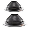 Roof Pipe Flashing Boot 2 Pcs 6-11 Inch - Metal Roof Vent Pipe Boot ...