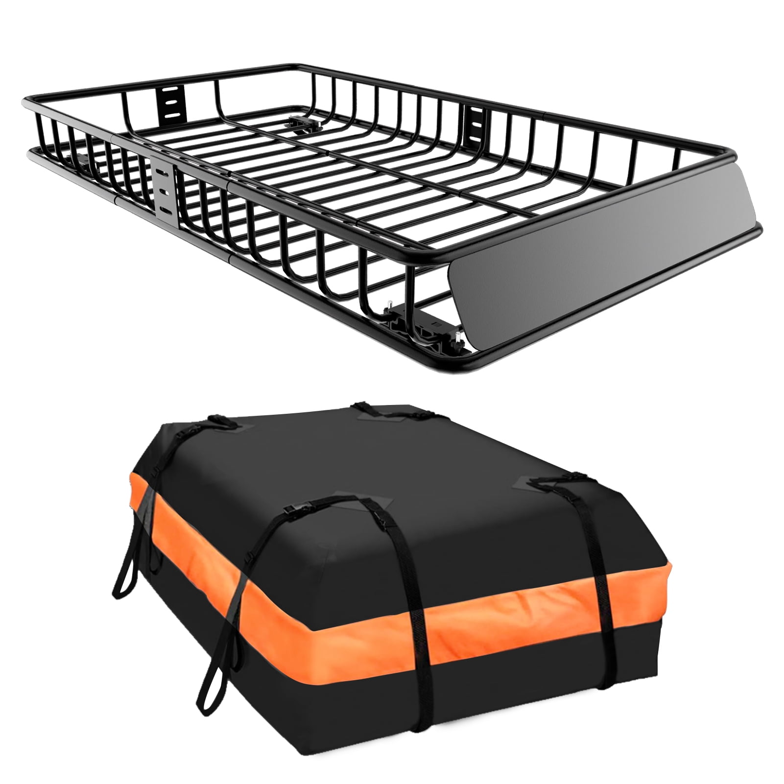 Roof Rack,64"x39"x6" Heavy Duty Rooftop Cargo Carrier,Roof Basket with ...