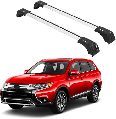 Roof Rack Bars for Outlander 2014-2021 | Aluminum Crossbars with Anti ...