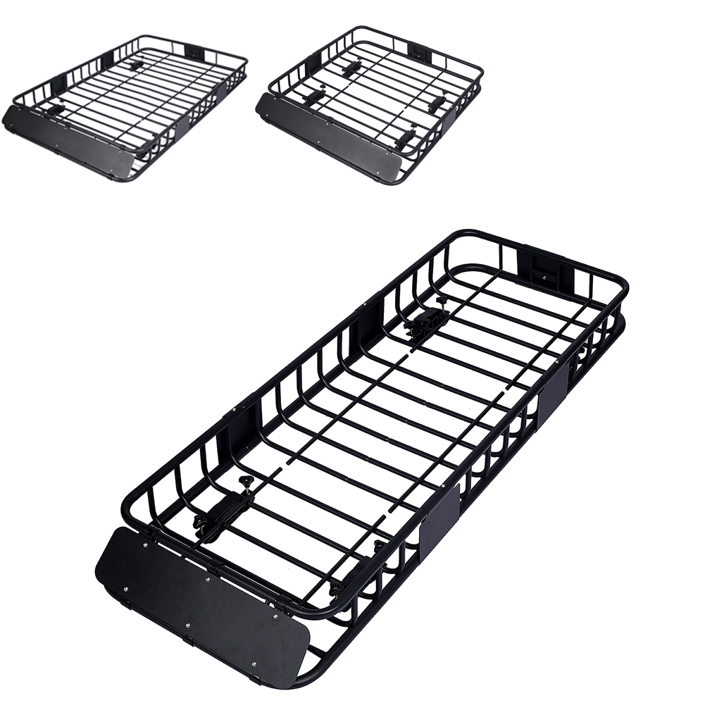 ARKSEN 30" x 50" x 6" Perfect-Wide Roof Rack Cargo Basket 150 lb ...