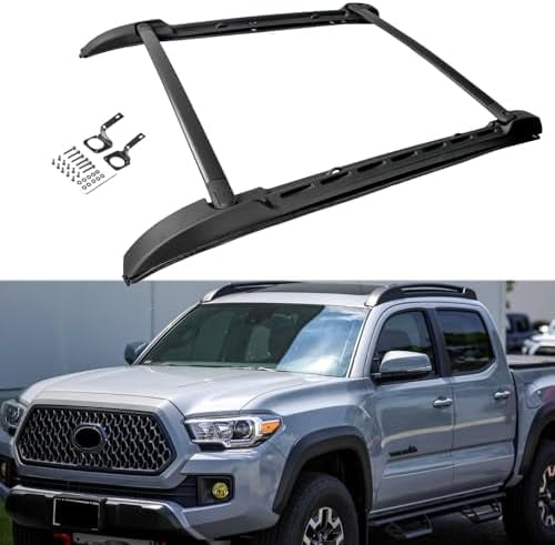 Roof Rack Cross Bar Rails Compatible with 2005-2023 Toyota Tacoma ...