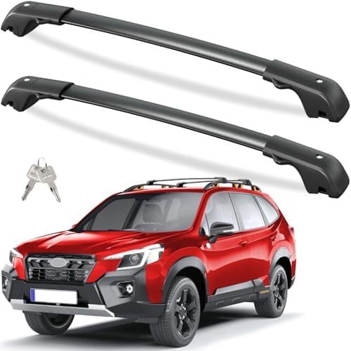 Roof Rack Cross Bars Compatible with Subaru Forester Wilderness 2022 ...