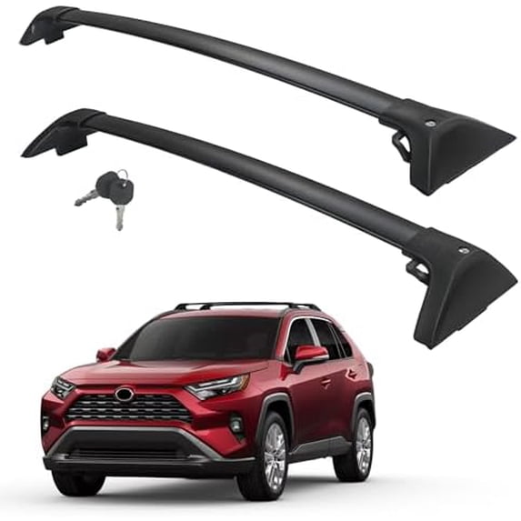 Roof Rack Cross Bars for Toyota RAV4 2019-2025 (Not Fit 2024 LE ...