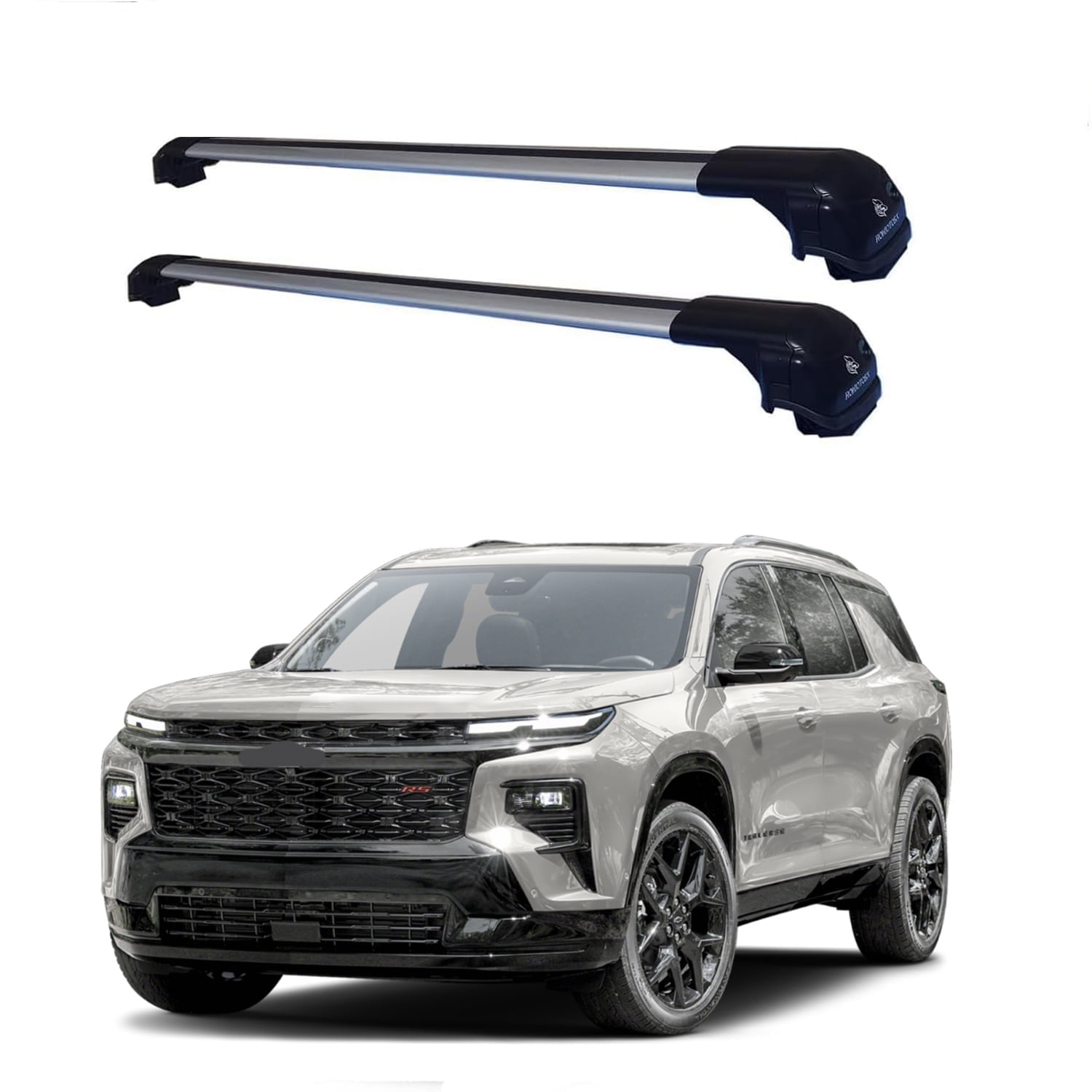 ROKIOTOEX Cobra Roof Rack Crossbars for 2025-2026 Traverse Silver ...