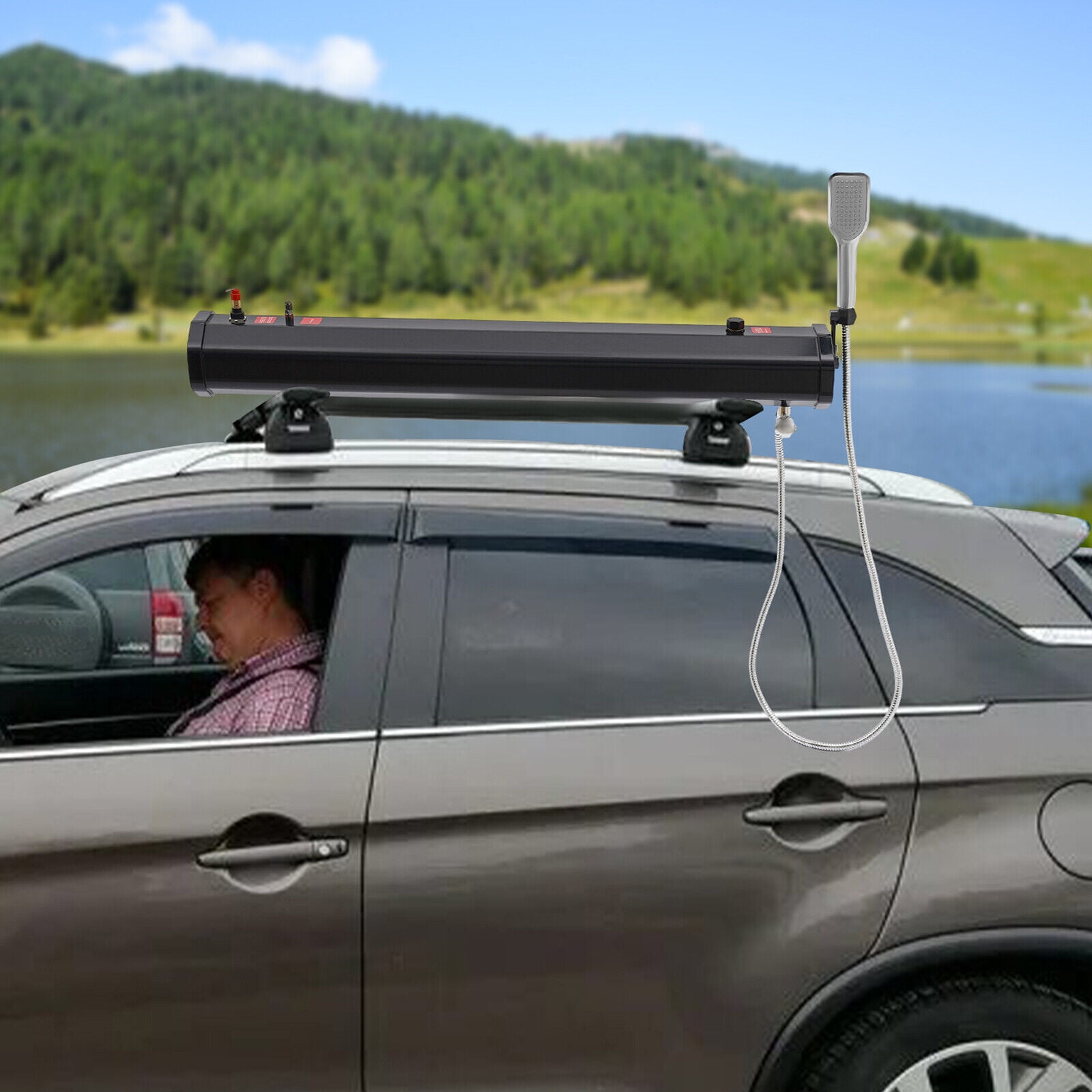 Roof Rack Mount Road Shower, Outdoor Activities Water Supply Portable ...