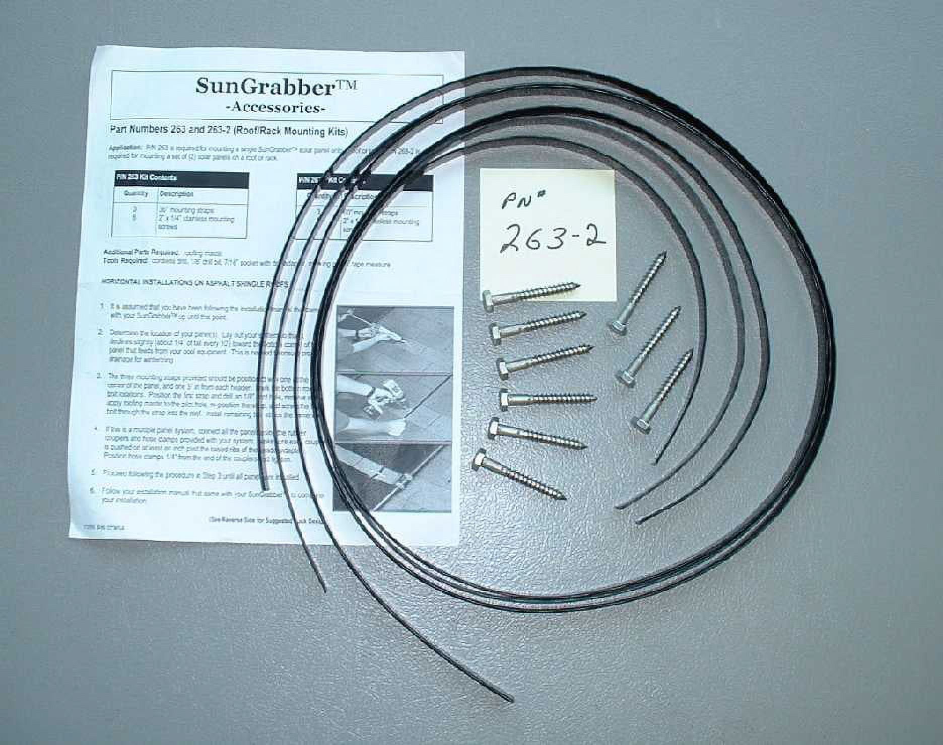 Roof/Rack Mounting Kit For Sungrabber Solar Swimming Pool Heating ...