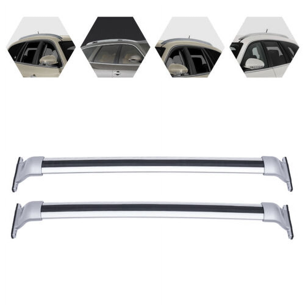 Roof Rack Set Cross Bar Luggage Cargo Carrier Silver For Buick Enclave ...