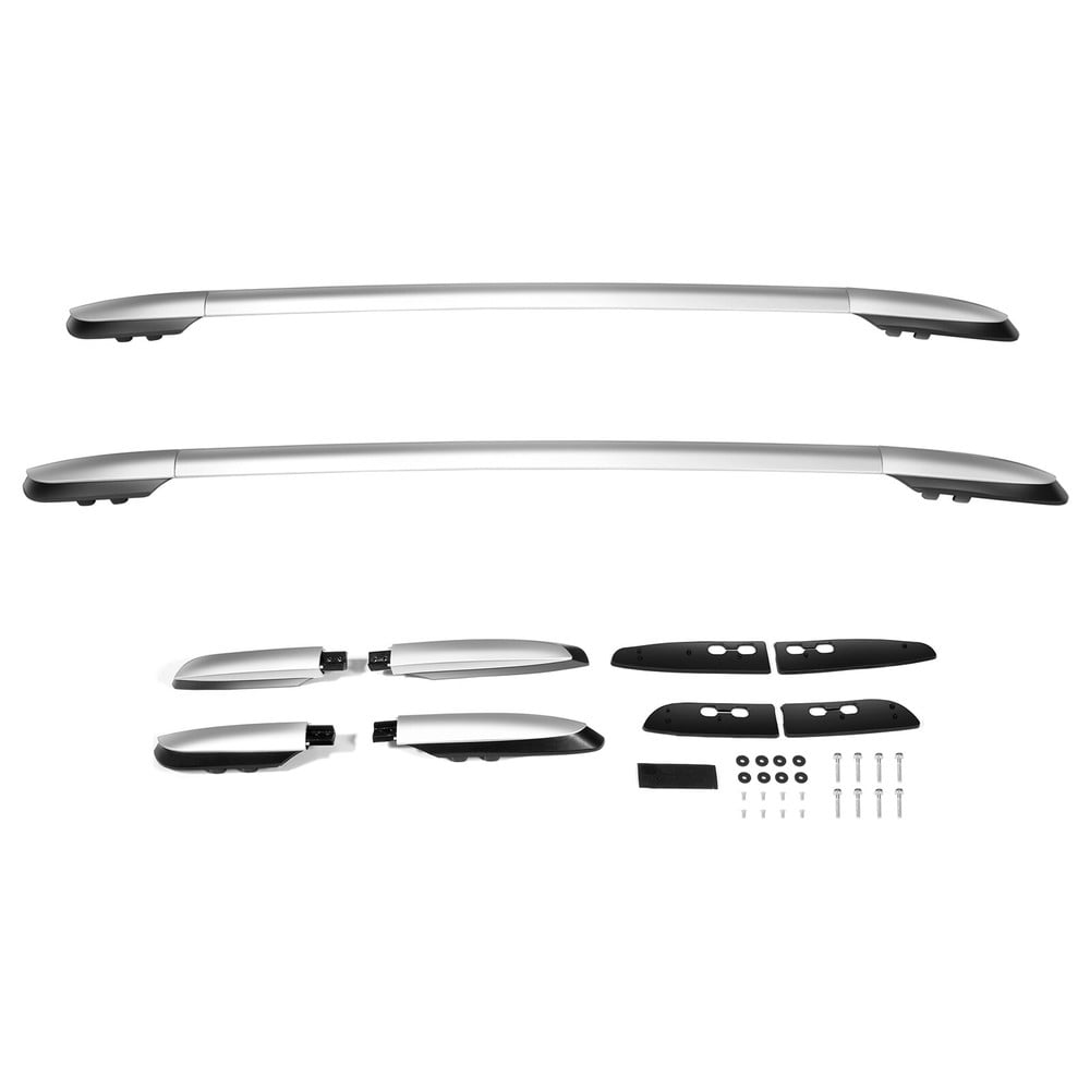 Roof Rack Side Rail Bar Pair For 2013-2018 Toyota RAV4 4-Door Aluminum ...