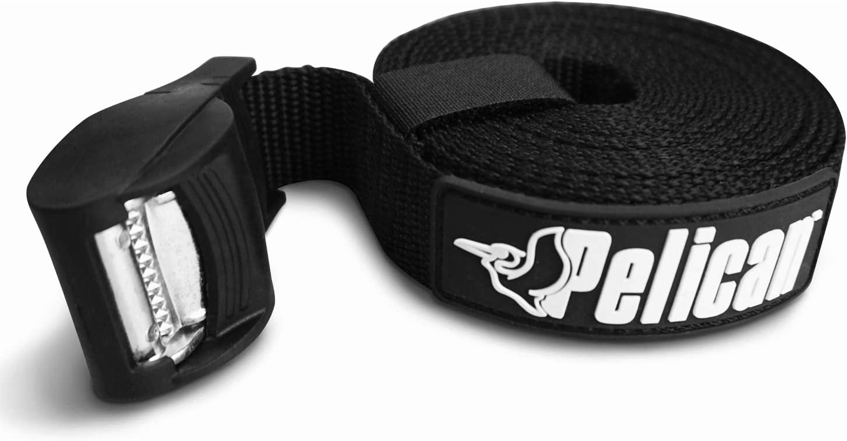 Roof Rack Tie Down Deluxe Strap with Buckle Bumper - for Kayaks, Canoes ...