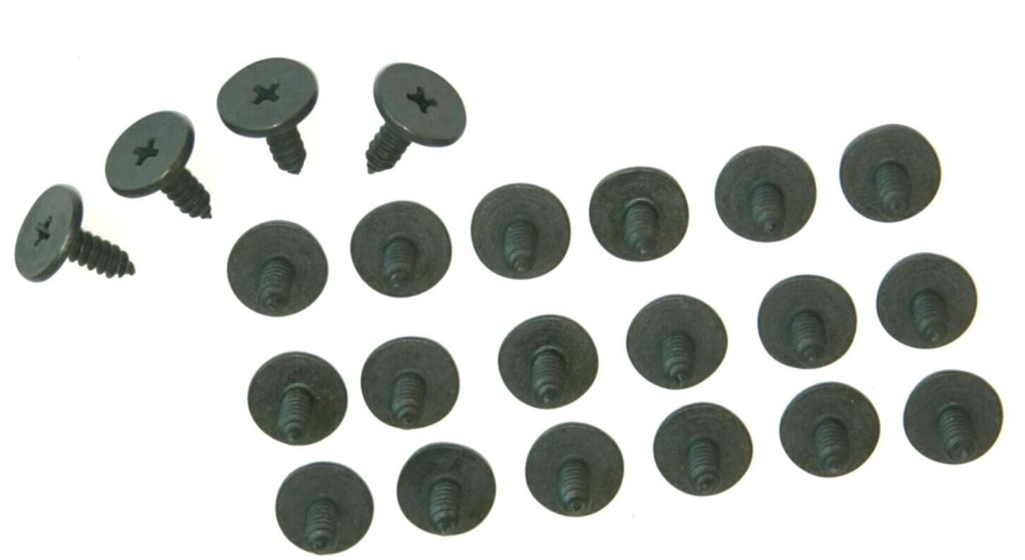 Roof Rail Side Window Channel to Body Weatherstrip Screw Set 1964-72 ...