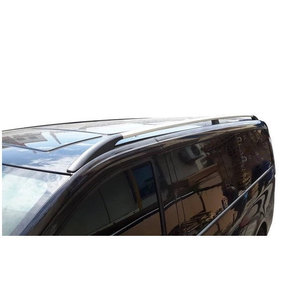Roof Rail for Mercedes Vito W447 Short Chassis 2014-2025 Silver Solid ...