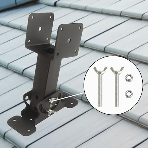 Roof Riser Brackets Kit-2 Pack Adjustable Angle Roof Riser Beam Bracket ...