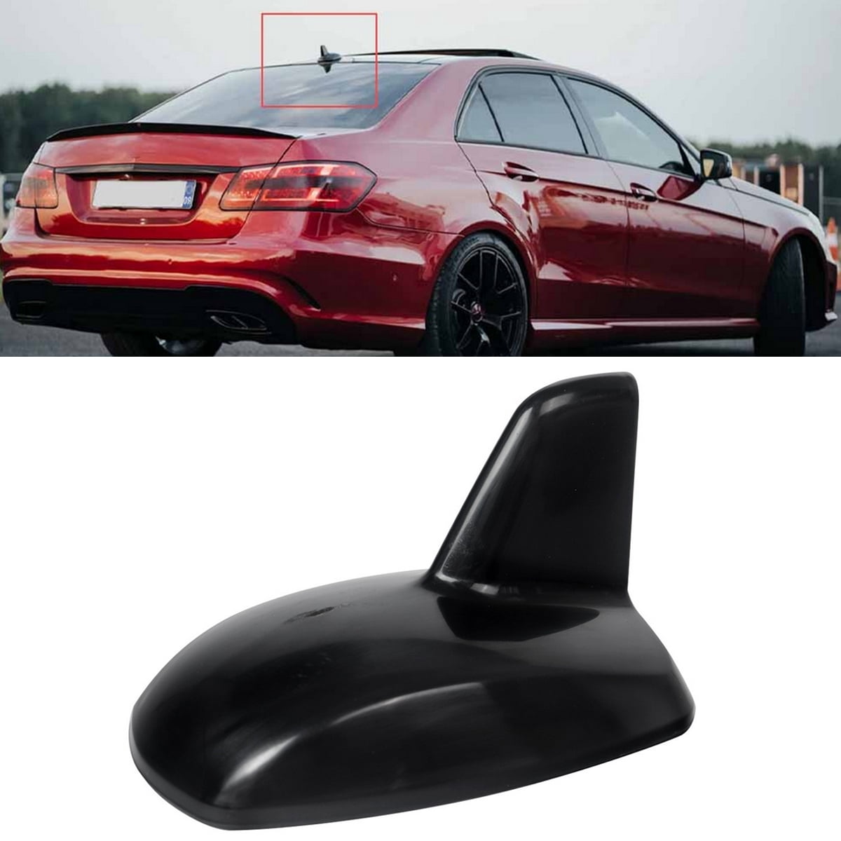Roof Shark Fin Antenna Cover Cap For Mercedes-Benz E Class W212 E350 ...