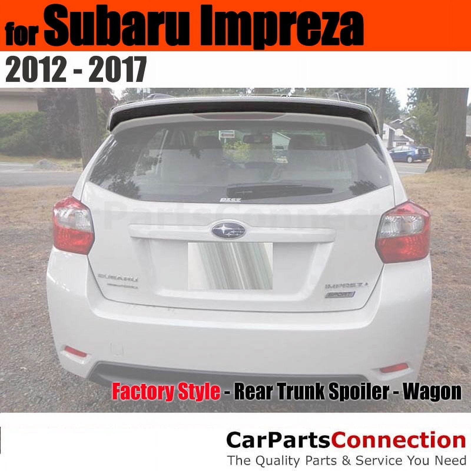 Roof Spoiler Compatible With 2012 2013 2014 2015 2016 Subaru Impreza ...